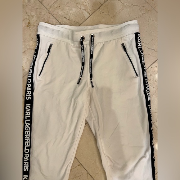 Karl Lagerfeld | Pants & Jumpsuits | Karl Lagerfeld French Terry Logo ...